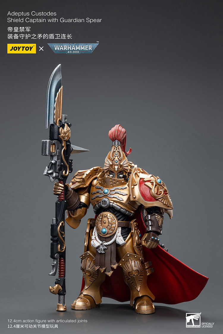 Adeptus Custodes Shield Captain With Guardian Spear