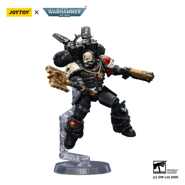 JOYTOY Warhammer Blood Angels Lemartes with Jump Pack, Blood Crozius ...