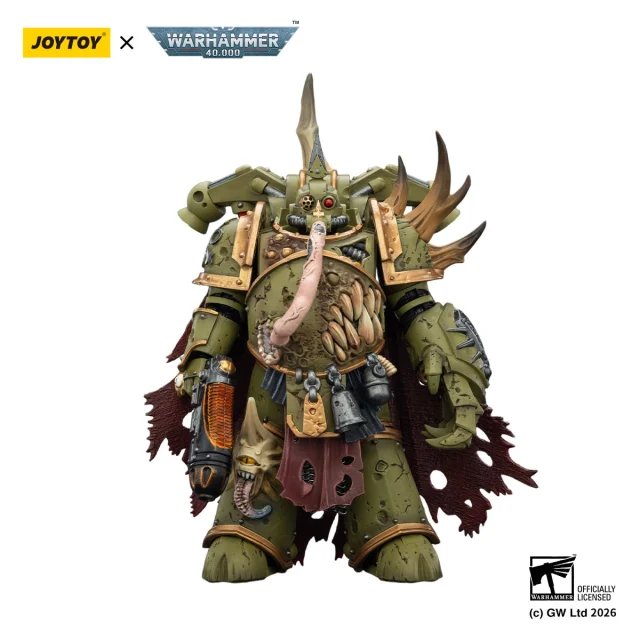 JOYTOY Death Guard Plague Marine Champion with Plasma Pistol and Power ...