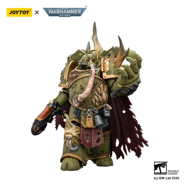JOYTOY Death Guard Plague Marine Champion with Plasma Pistol and Power ...